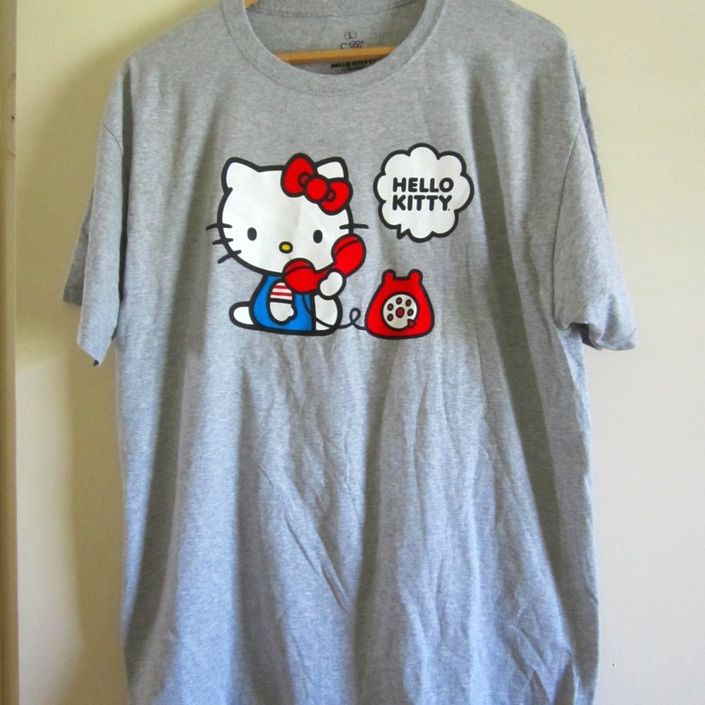 Hello Kitty Grey Sanrio T-Shirt - Gem